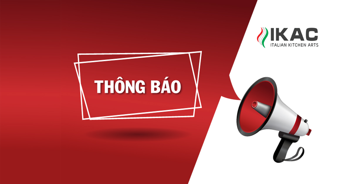 THÔNG BÁO THAY ĐỔI ĐỊA CHỈ GIAO DỊCH VÀ FANPAGE - IKAC